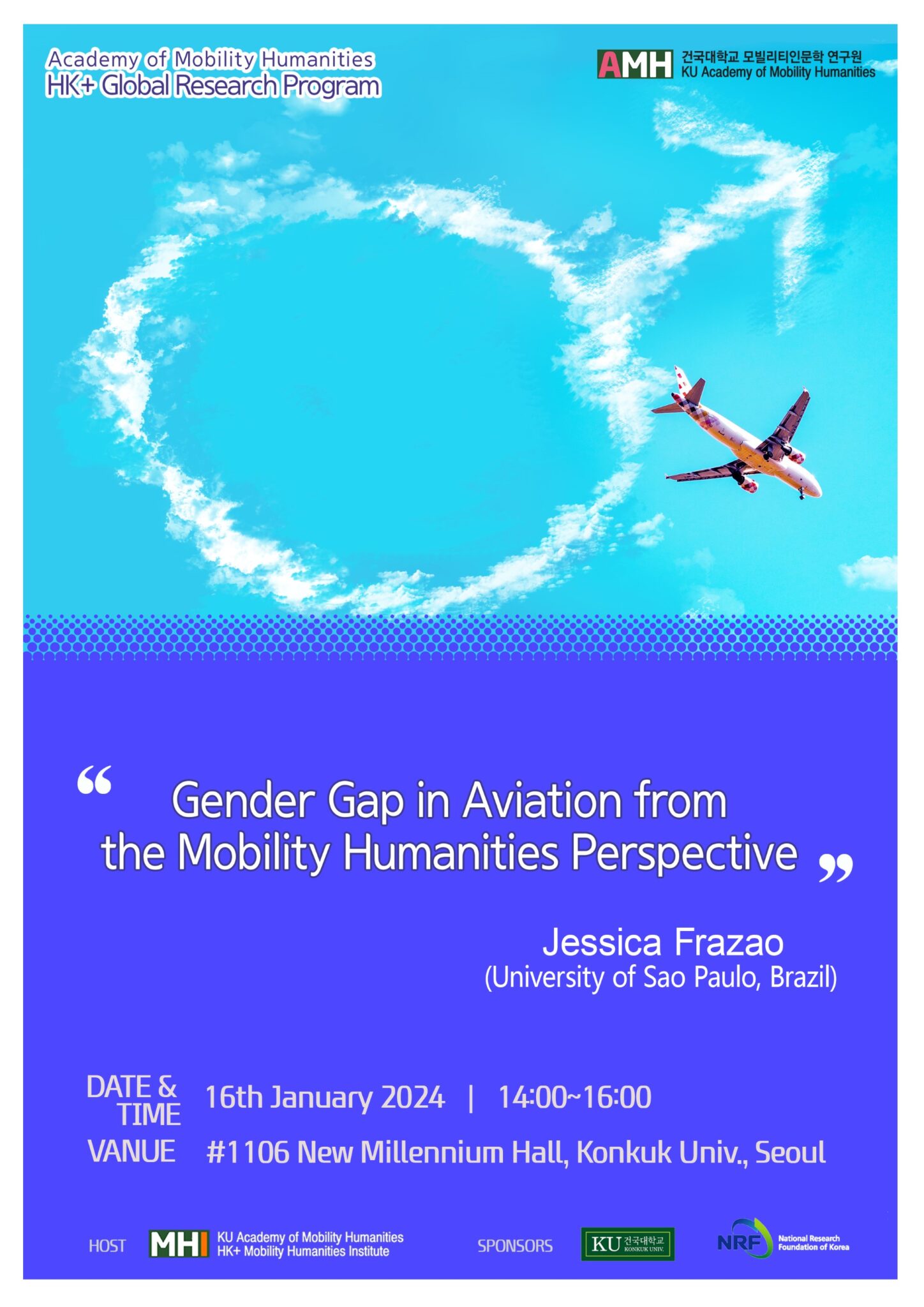 HK+ Global Research Program, ”Gender Gap in Aviation from the Mobility Humanities Perspective ...